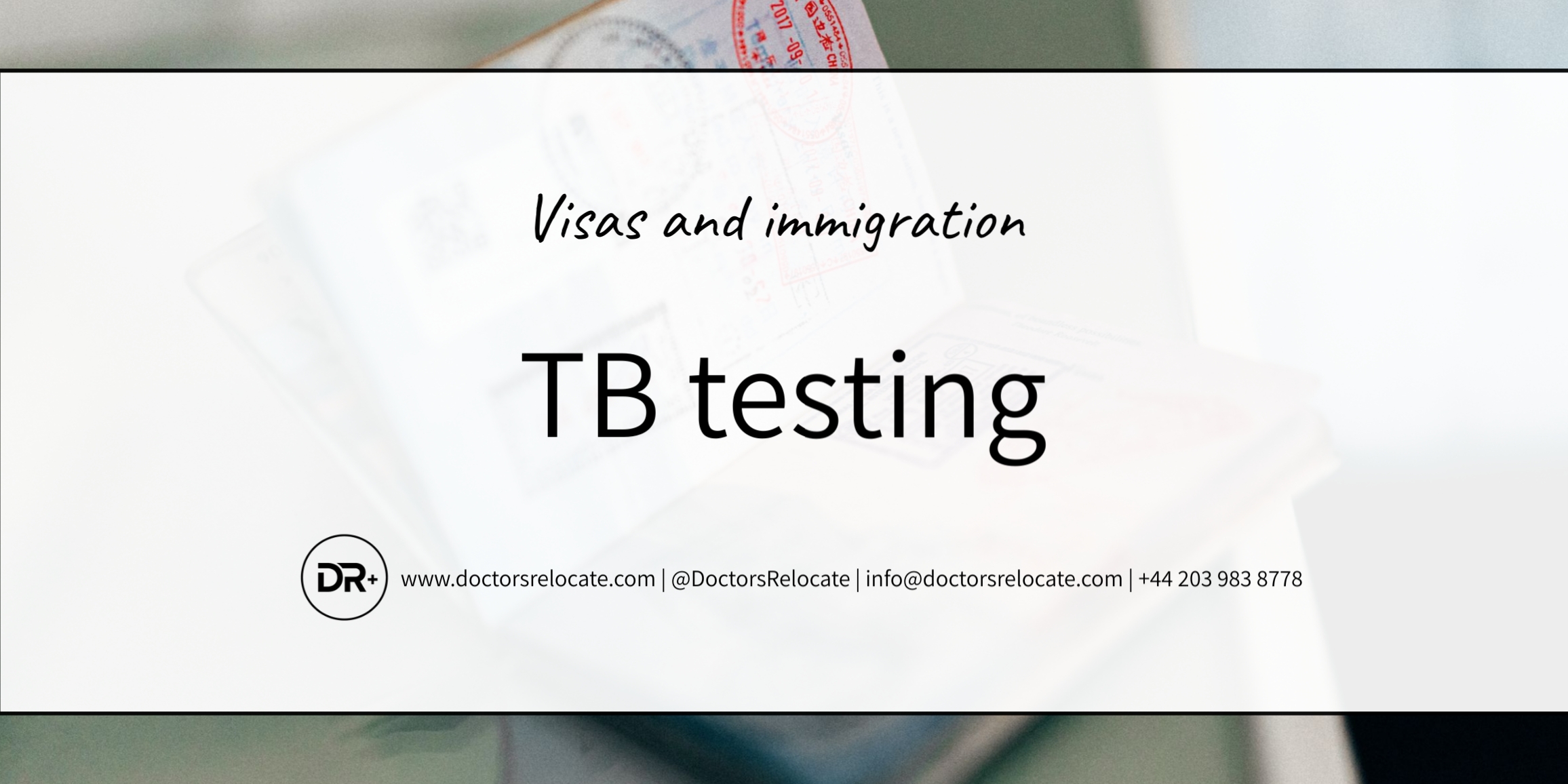 TB Testing For Visa Applicants Doctors Relocate